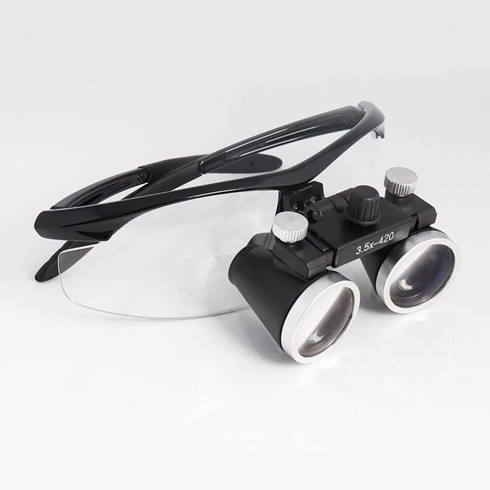 Magnifying Glass,Dental Headlight Loupe, 3.5X Binocular Magnifier Head ...
