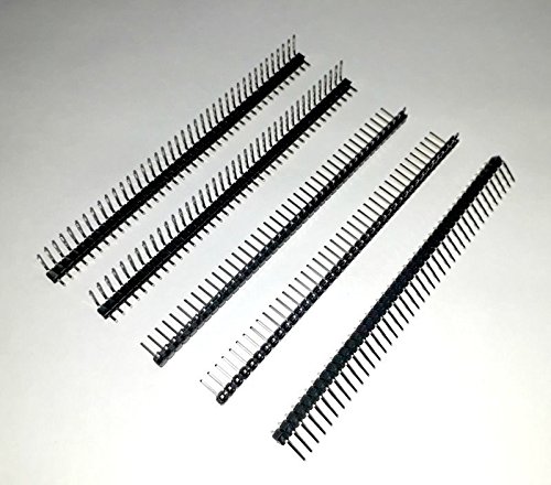 BMES 5 PCS x 40 Pin Berg Strips/Male Headers - L Shape 90 Degree Berg ...