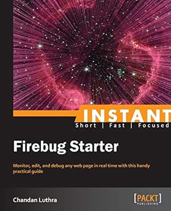 Buy Instant Firebug Starter Book Online at Low Prices in India ...