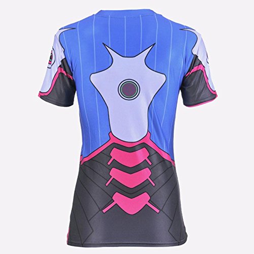 Buy AestheticCosplay Overwatch Dva T-Shirt | Dva 3D Inspired Design ...