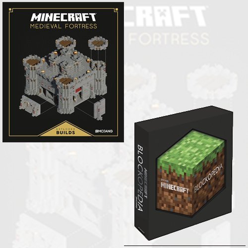 minecraft collection 2 books set - blockopedia an official minecraft ...