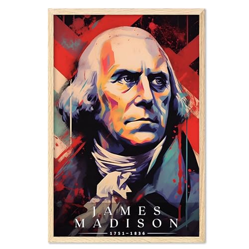 Amazon.com: James Madison Poster, James Madison Wall Art, USA ...