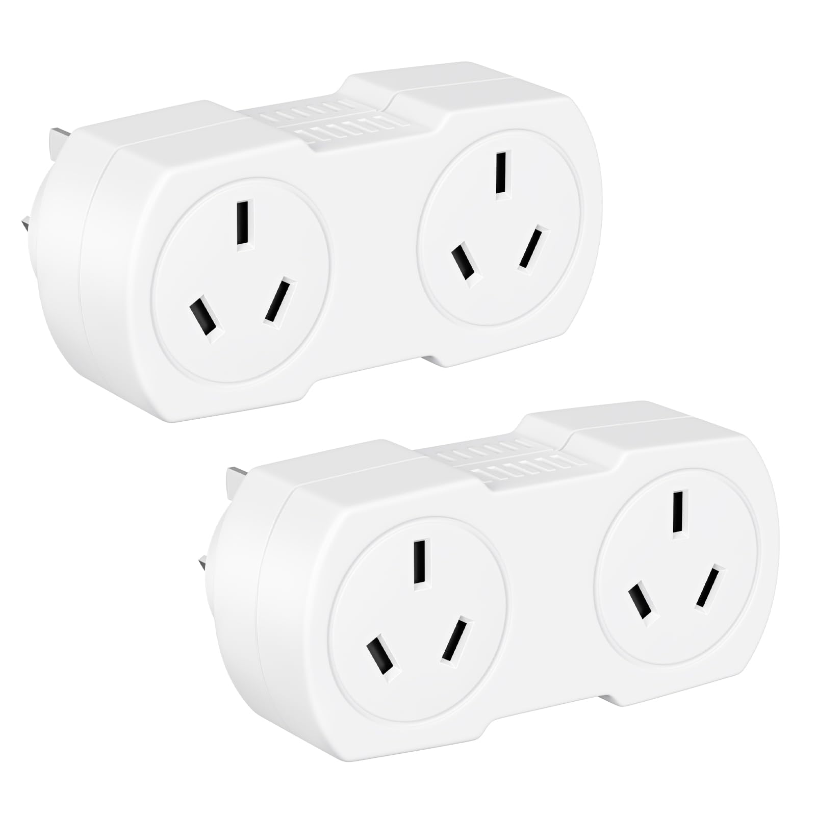Multi Plug Outlet Extender 2 Pack, Double Power Outlet, Wall Outlet ...