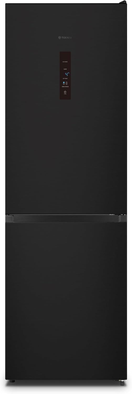 Teknix FFH1865BIX 60cm Freestanding 50/50 Fridge Freezer - 304 Litre ...