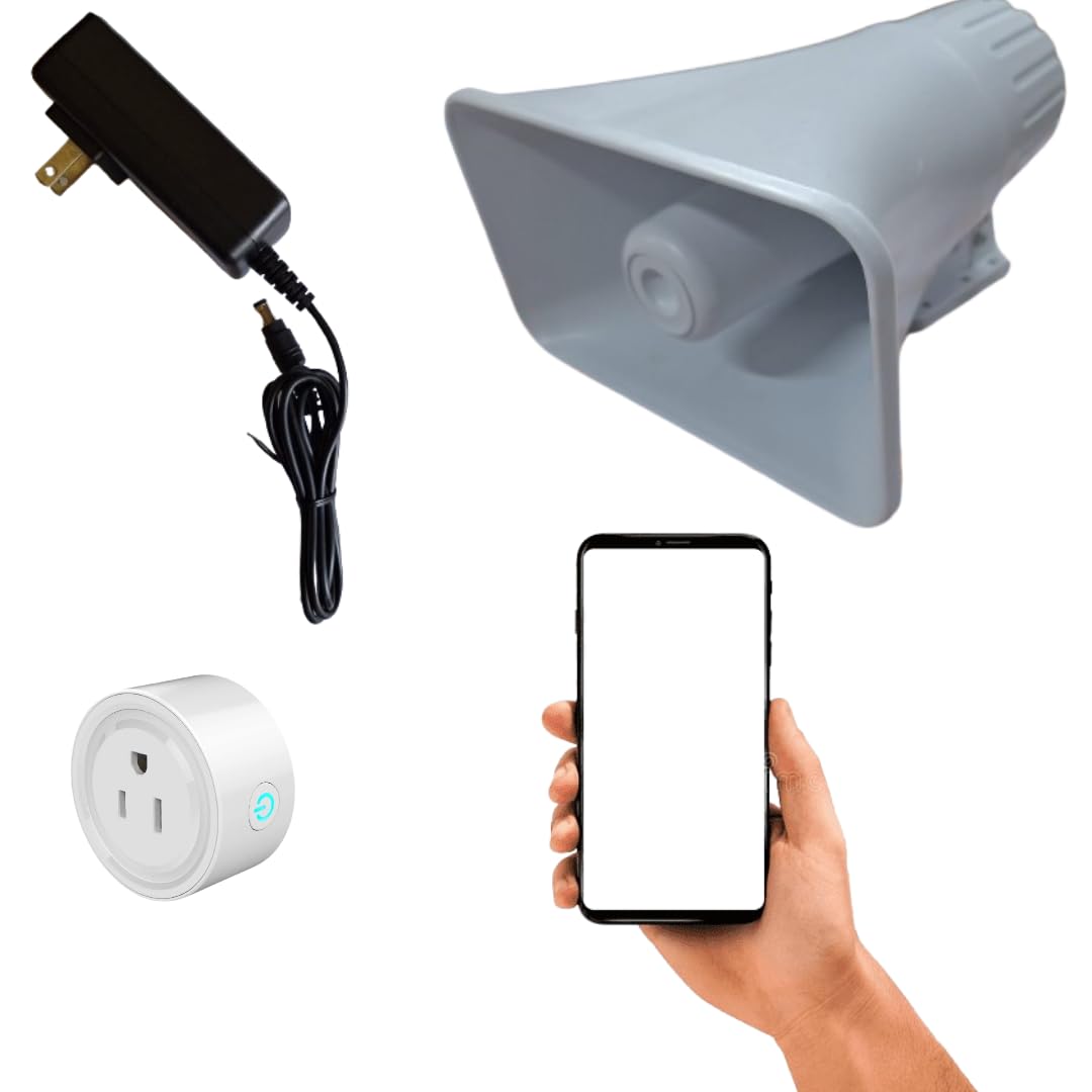 Clicklife Sirena Alarma WiFi Exterior 30 Watts Bancaria Inalámbrica Smart Life : Amazon.com.mx ...