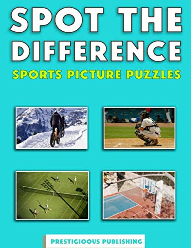 Spot The Difference - Sports Picture Puzzles: Adults, Kids and All Ages ...