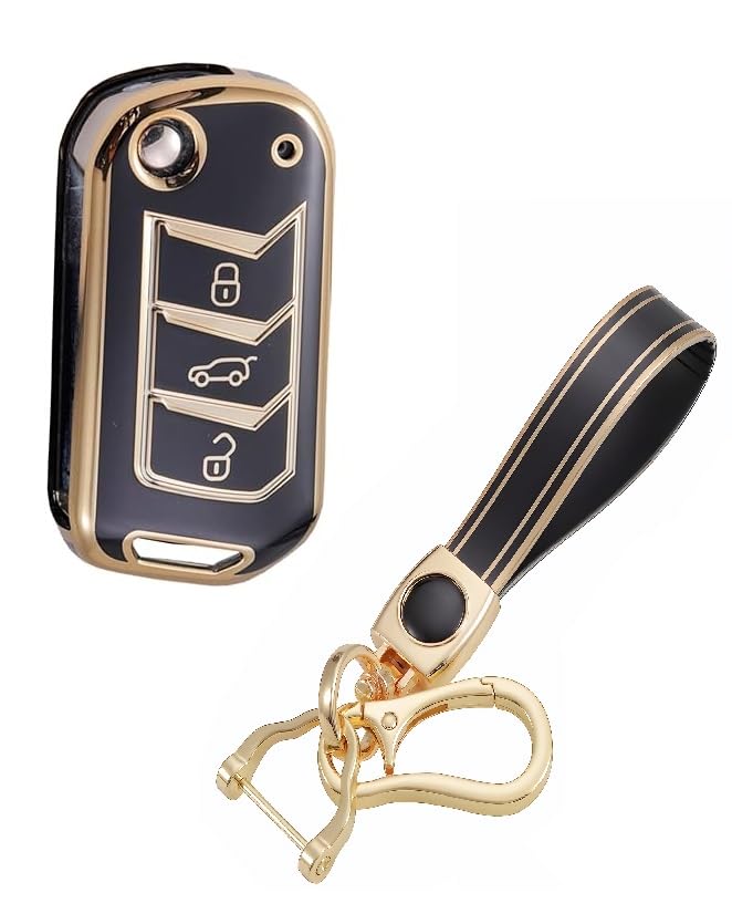 Zealsy® TPU Key Cover Compatible with Mahindra Scorpio, XUV 300 ...