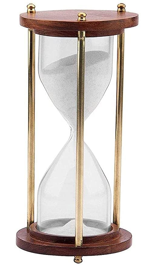 Calvin Handicraft Handmade Sand Clock Unique Timer an Antique Showpiece ...