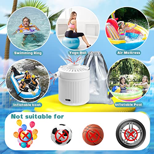 Snapklik.com : Mini Portable Air Pump For Inflatables, Electric Pump ...