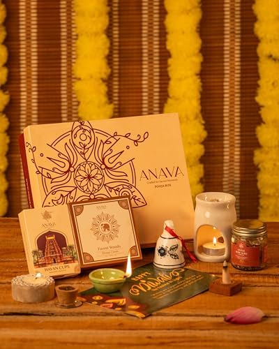 ANAVA Festive Gift Box Set for Diwali, Aromatherapy Collection with ...
