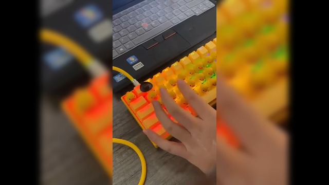 Watch Quackboard - Duck Keyboard, Duck Keyboard Keycaps That Quack on ...