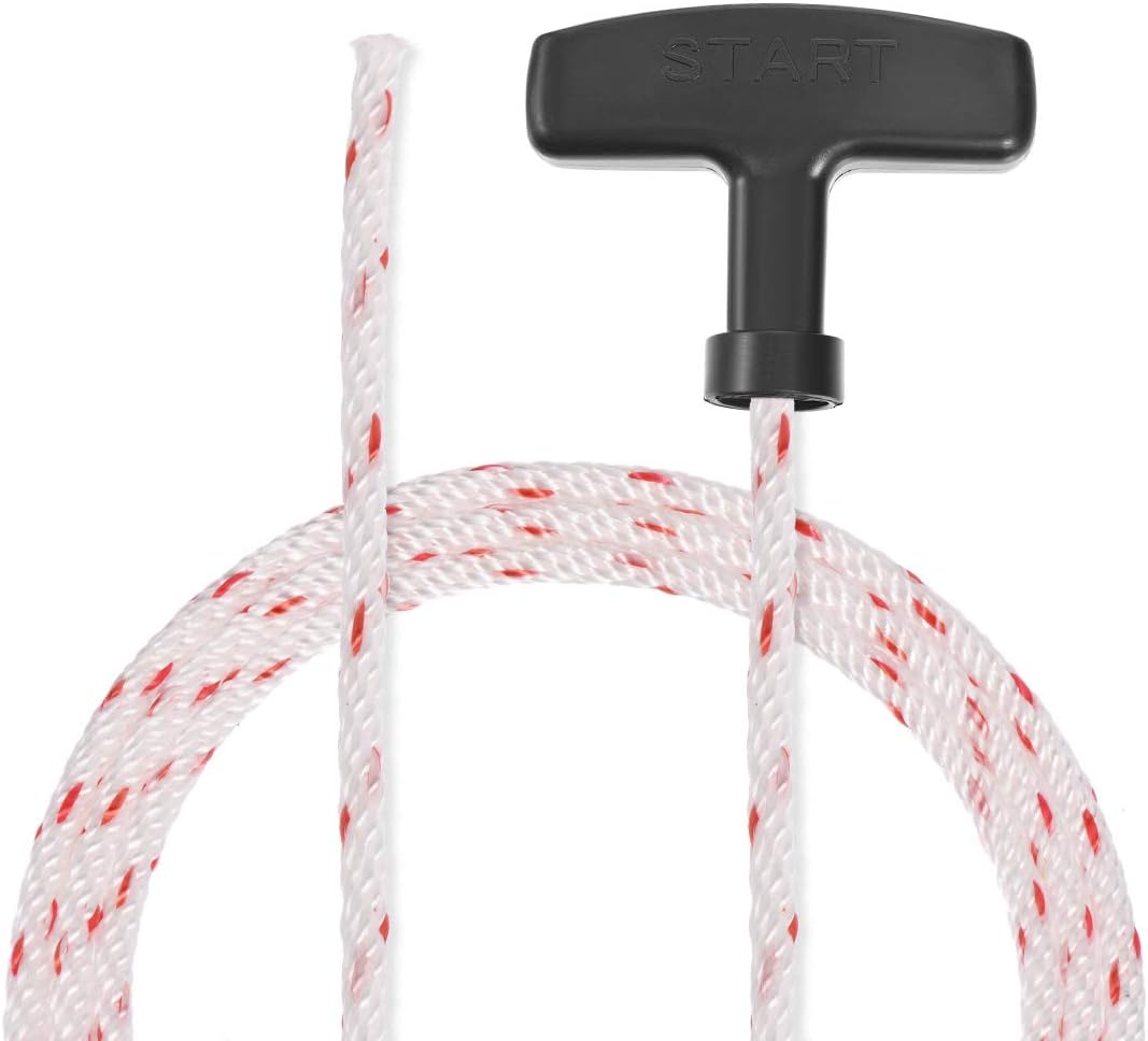 Amazon.com : uxcell Recoil Start Rope with Handle 4mm Dia 1.7m 5.5ft ...