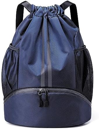 Amazon.com | Hoedia Sports Drawstring Backpack - String Swim Gym Bag ...