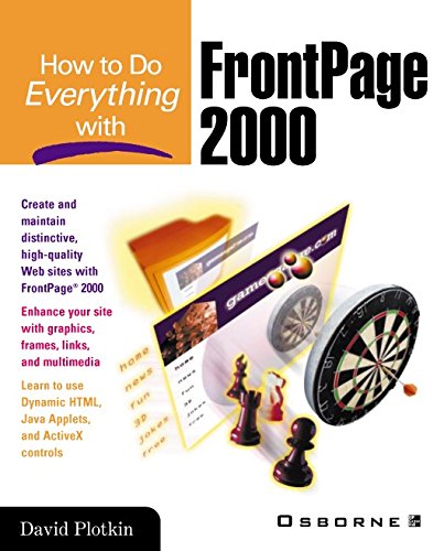 How to Do Everything with FrontPage 2000 - Kindle edition by Plotkin ...