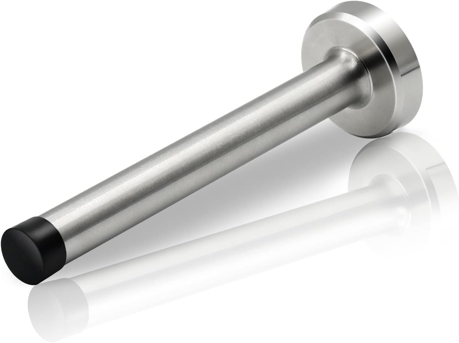 Jatidne 3 Pack Door Stops Chrome Door Stoppers for Skirtings Silver ...