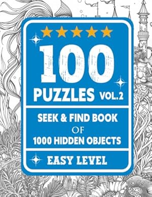 100 Steampunk Puzzles Seek and Find Book: 1000 Hidden Objects: Joseph ...
