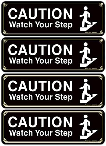Amazon.com: Hillman 845623 Watch Your Step self-Adhesive Sign, 2x8 ...