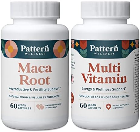 Amazon.com: Pattern Wellness 2-Pack Multivitamin & Maca Root ...