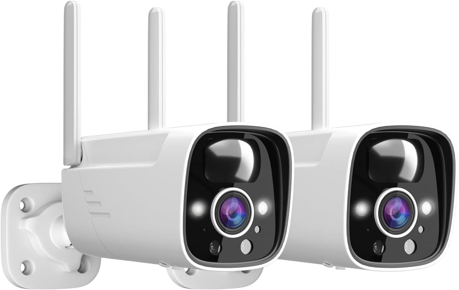 Amazon.com : ELECCTV 2K Security Cameras Outdoor Wireless,12000 mAh ...