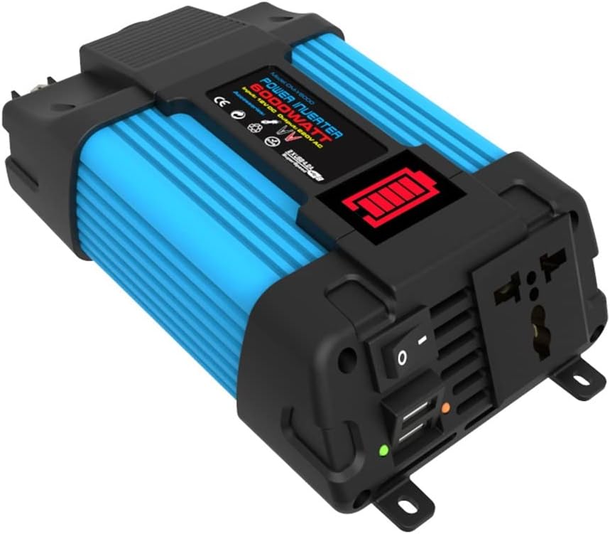 Amazon.com: NALMAXO 6000W Power Inverter 12V DC to 110V 220V AC with ...