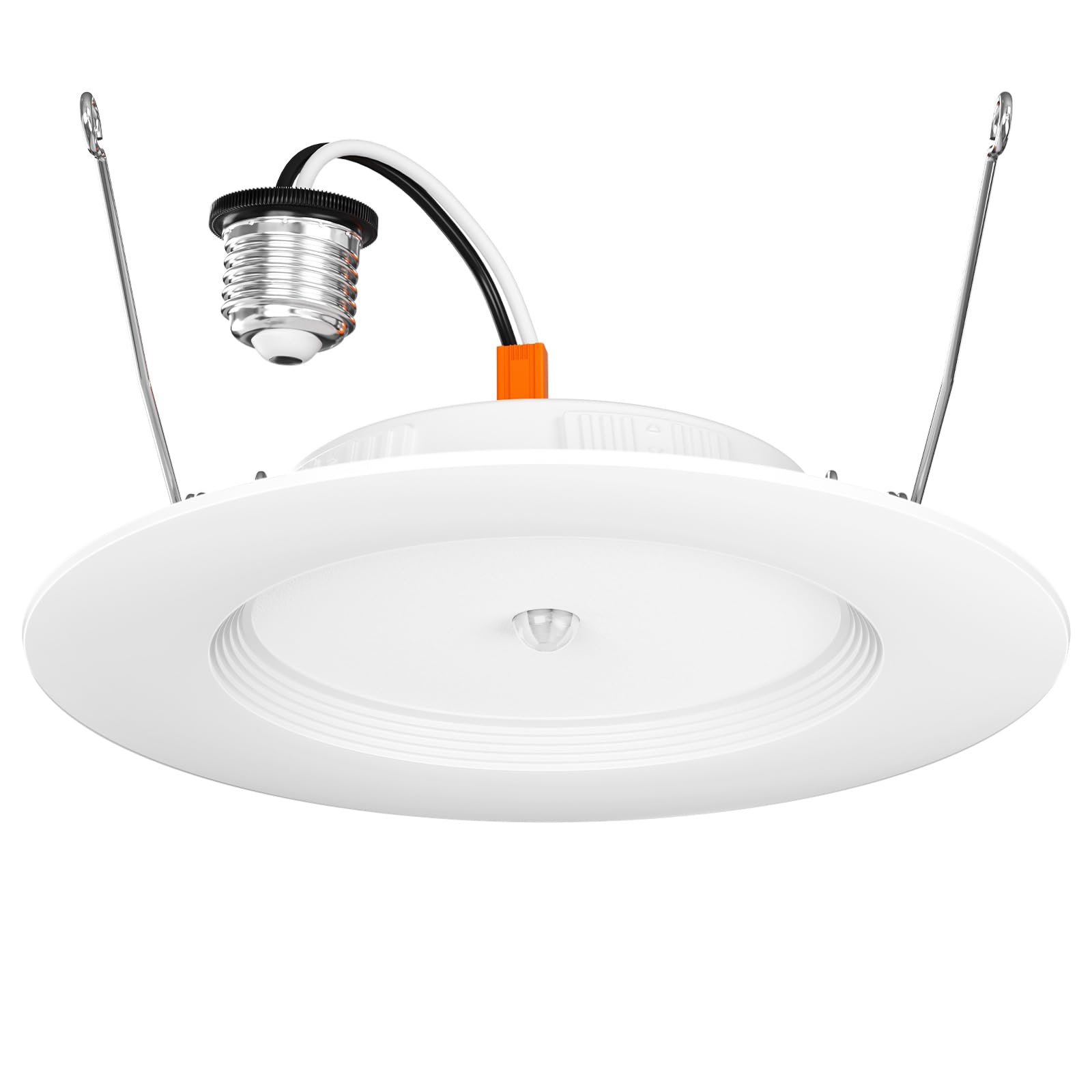 Amico 5/6 inch Motion Sensor Recessed Light, 12.5W=100W, 950LM, 2700K ...