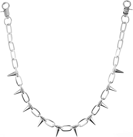 Vintage Harajuku Punk Pants Chain - Cool Heavy Rivet Trouser Waist ...