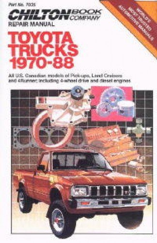 U-CH7035 Used Toyota Land Cruiser 4Runner 1970-1988 Chilton Truck ...