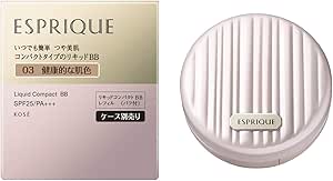 Amazon | ESPRIQUE(エスプリーク) リキッド コンパクト BB 01 明るめの肌色 13g 無香料 (03 健康的な肌色 ケース付き) | Generic | BBクリーム 通販