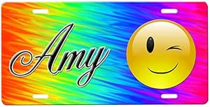 Amazon.com: Smiley Face License Plate : Automotive