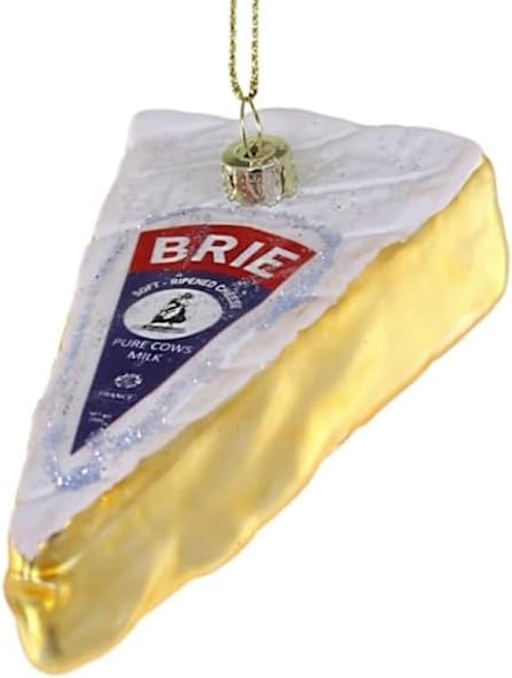 Amazon.com: Bridge Collection Brie Cheese Ornament - French Brie Wedge ...