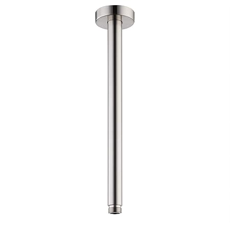 Anpean 12 Inch Shower Arm and Flange Brushed Nickel, Ceiling Mounted ...