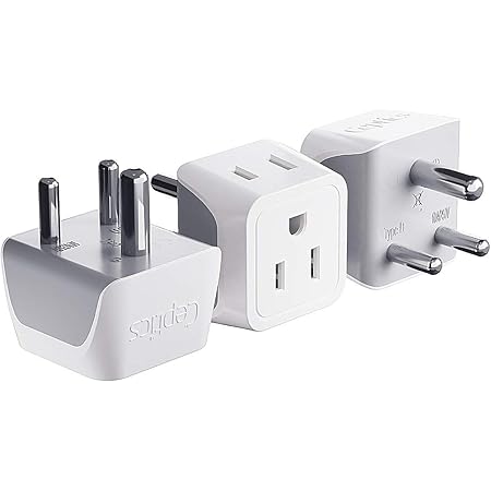 Amazon.com: Italy, Chile Travel Adapter Plug by Ceptics with Dual USA ...