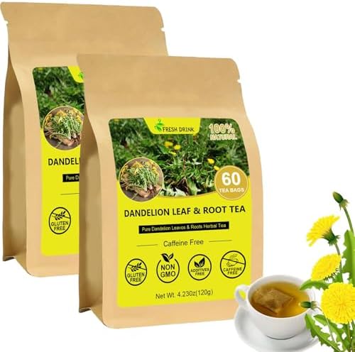 Amazon.com : 100% Pure Dandelion Leaves & Roots,Dandelion Leaf & Root ...