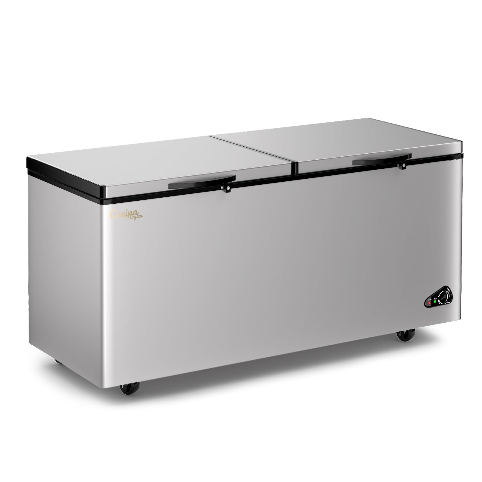 Amazon.com: rosmena Commercial Chest Freezer 20 Cu.Ft, Large Deep ...
