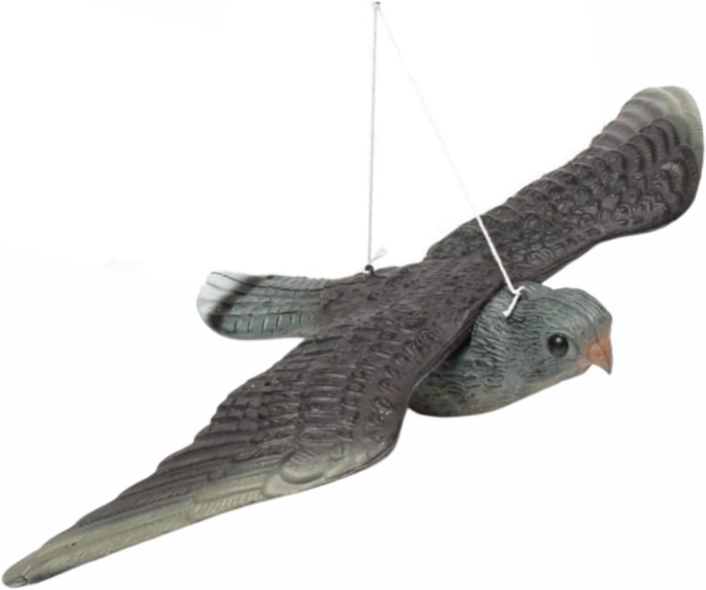 HHH HUNTING® Flying Hawk Decoy Bird Deterrent | Lifelike and Realistic ...