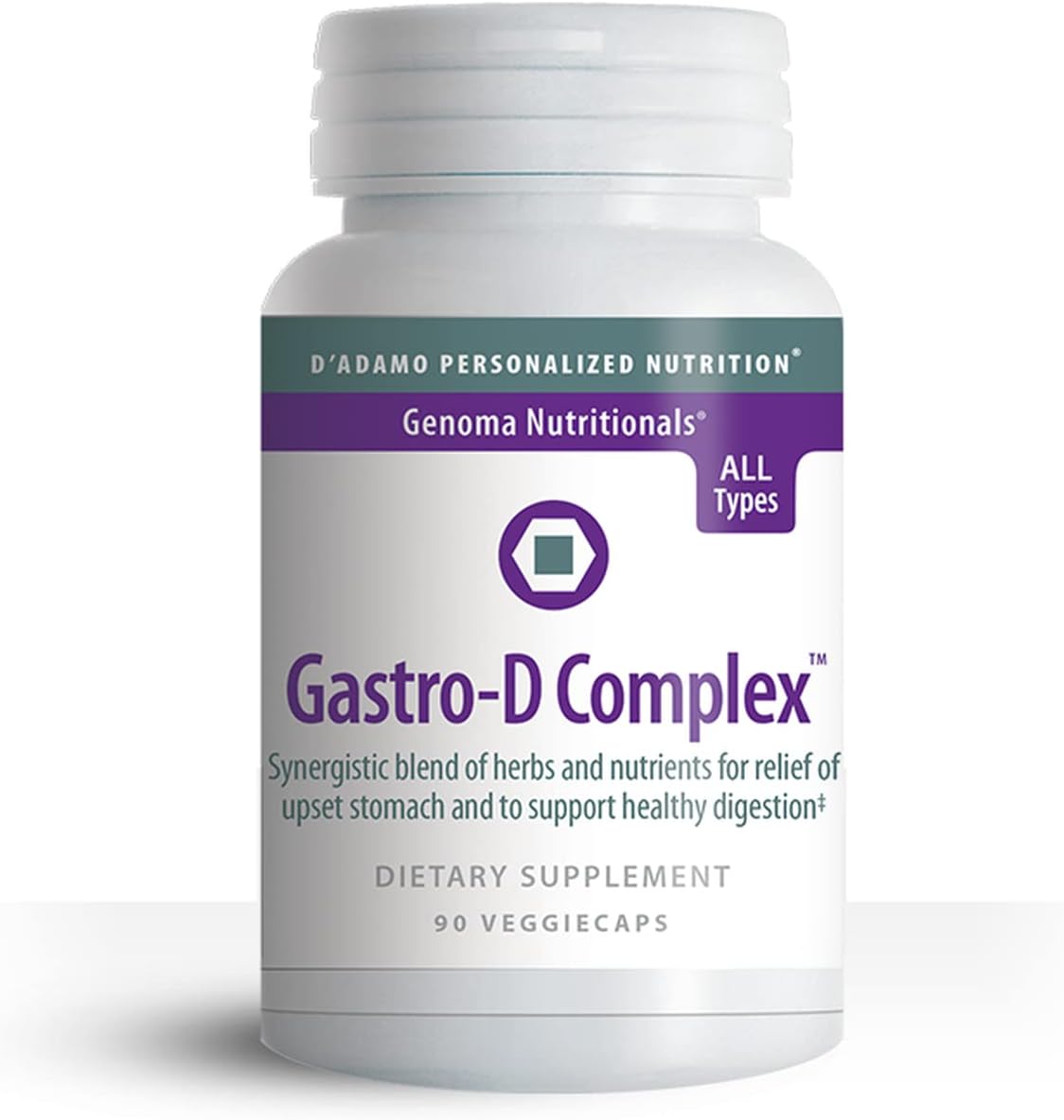 D’Adamo Personalized Nutrition – Complejo Gastro-D 90 vcaps por D’Adamo ...