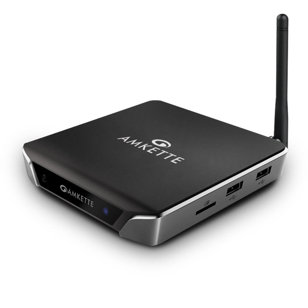 Amkette Evo TV3 4K Android TV Box with Wi-Fi and 2GB RAM (Black ...