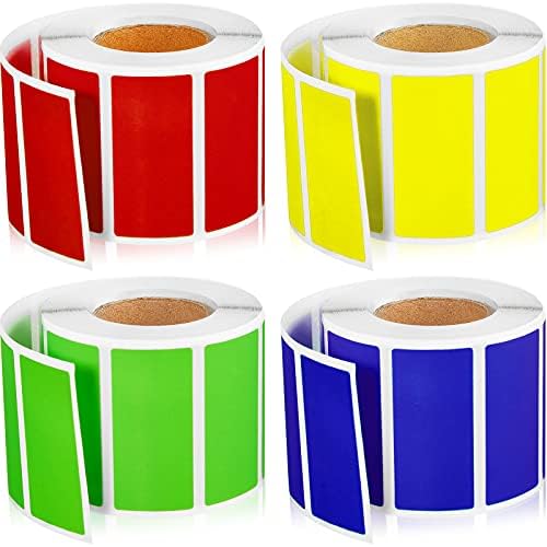 Amazon.com : Well Tile Rectangular Pink Color Coding Label Stickers 2 x ...