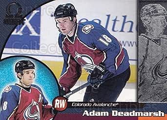 Amazon.com: (CI) Adam Deadmarsh Hockey Card 1998-99 Omega (base) 58 ...