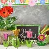 Amazon.com: 4 Pcs Spring Tulips Wood Signs Rustic Tulip Flowers Table ...