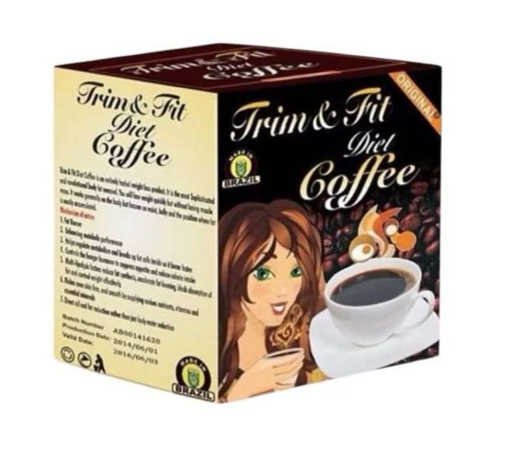 Amazon.com : Trim & Fit Diet Coffee, Brazilian Weight Management Coffee ...