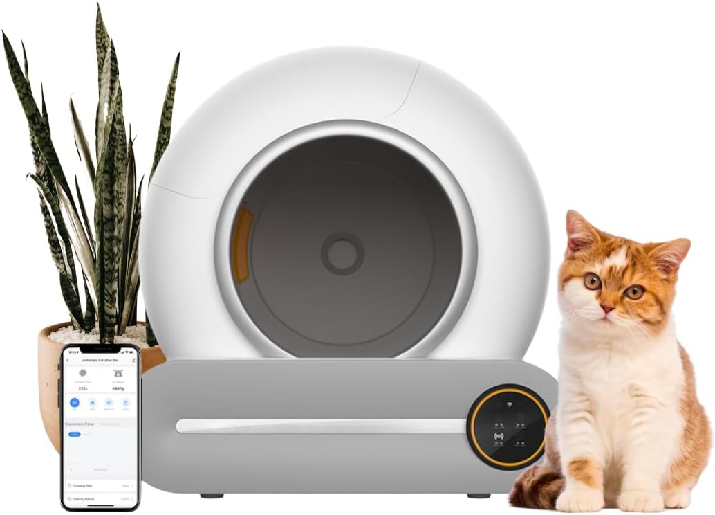 Buy Kipenzi Smart Self-Cleaning Cat Litter Box - Large Size, Self ...