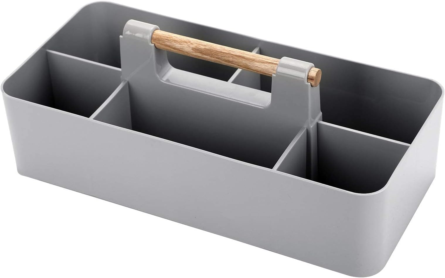 mDesign Office and Desk Organiser Caddy - Stationery Organiser Basket ...