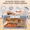 Amazon.com: Airtight Bread Box for Kitchen Countertop,Plastic Bread ...
