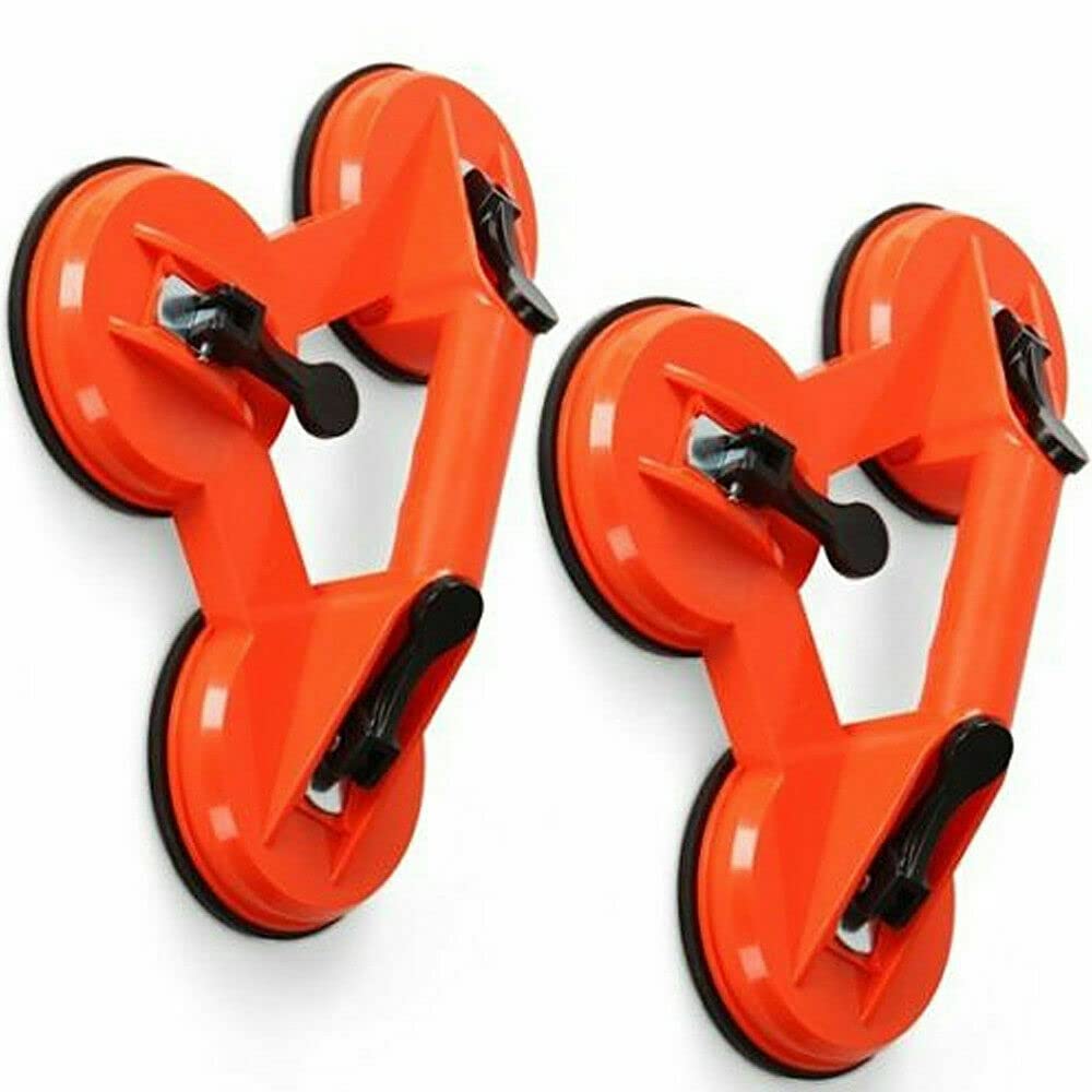 NITYA Triple Glass Suction Cups Heavy Duty Aluminum Vacuum Plate Handle ...