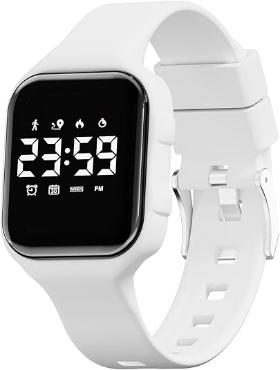 Amazon.com: GOLDEN HOUR Kids Digital Sport Watches with Fitness Tracker ...