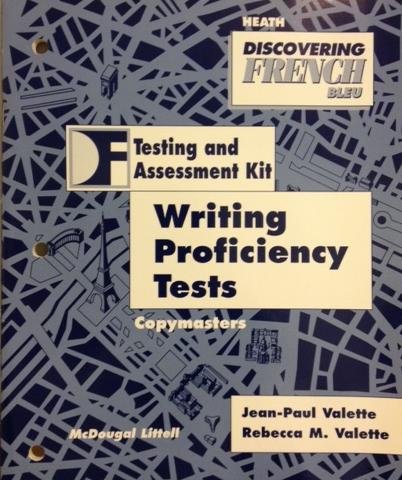 Discovering French Bleu. Testing and Assessment Kit: Writing ...