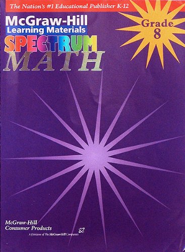 Spectrum Math: Grade 8 (The Spectrum Mathematics Series): Thomas J ...
