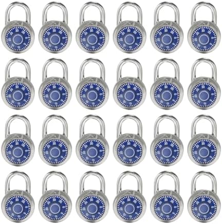 50 Pieces Master Lock Combination Padlocks Plus 1 Key Total! Great for ...