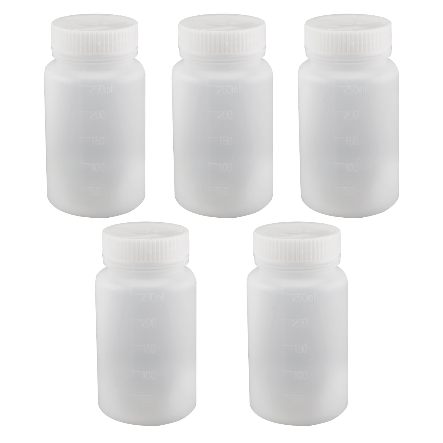 Snapklik.com : Bettomshin 5Pcs 250ml PE Plastic(Food Grade) Bottles ...